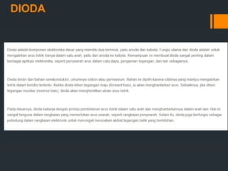 DIODA dan cara kerjanya serta jenis-jenis dioda.pptx