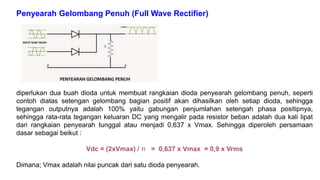 Dioda penyearah | PPT