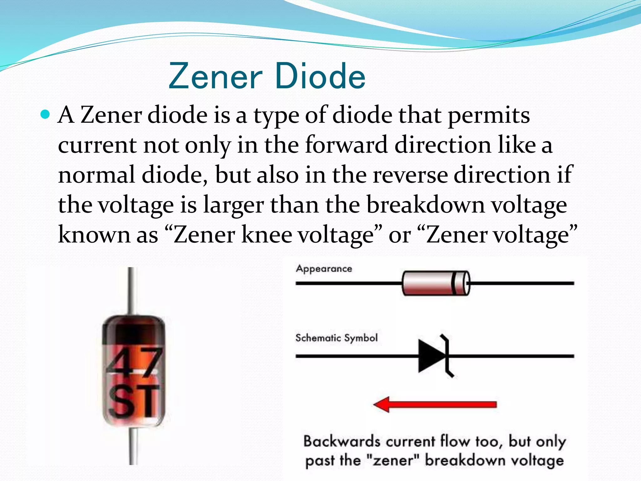 Zener Diode Full Presentation | PPTX