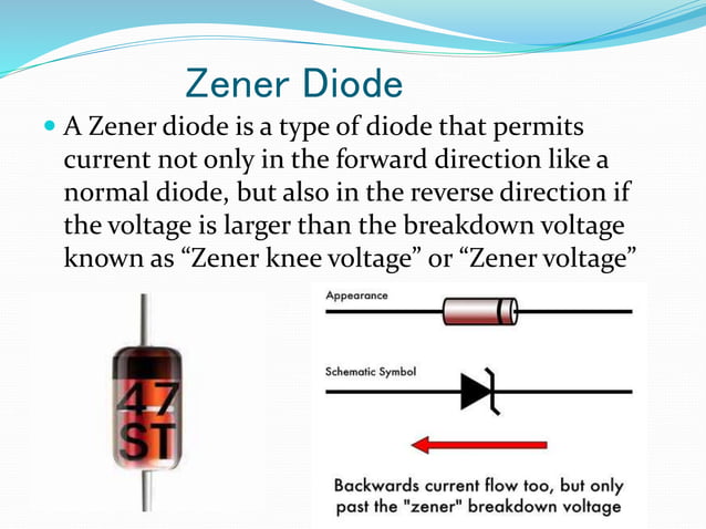 Zener Diode Full Presentation | PPTX