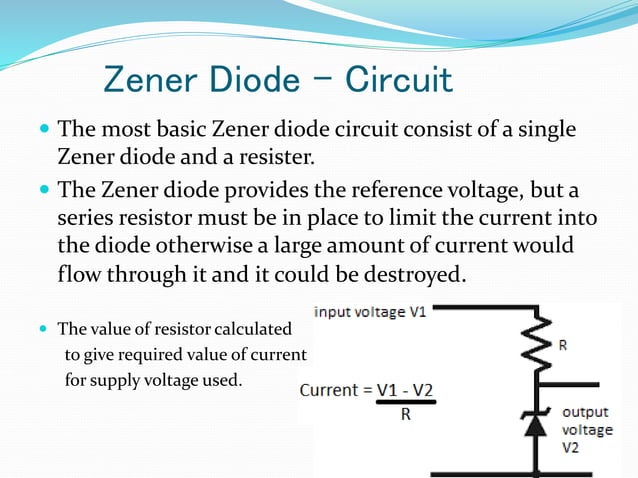 Zener Diode Full Presentation | PPTX