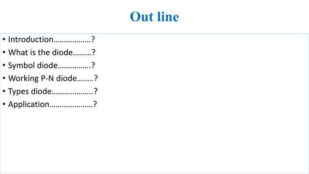 Diode Ppt