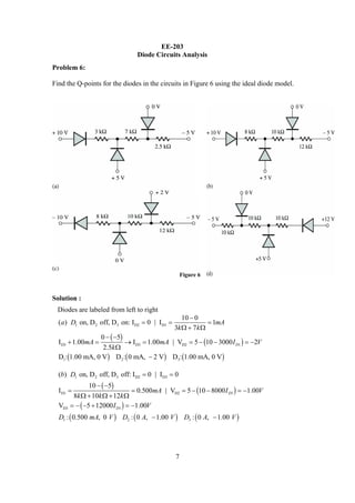 Diode circuits-analysis | PDF