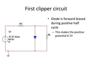 Diode clipper-and-clampers-lecture | PDF