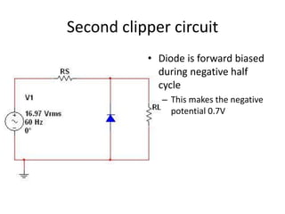 Diode clipper-and-clampers-lecture | PDF
