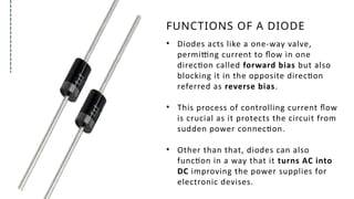 What is a Diode? Its definition, function, application and how it works ...