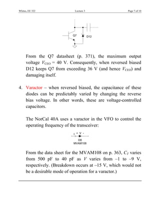 Diode amplitude modulation diode detection | PDF