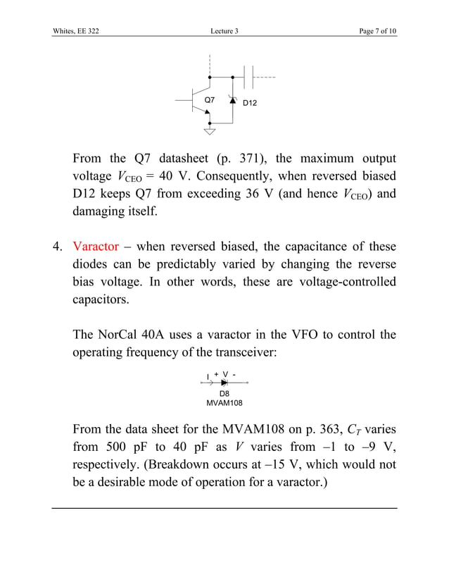Diode amplitude modulation diode detection | PDF