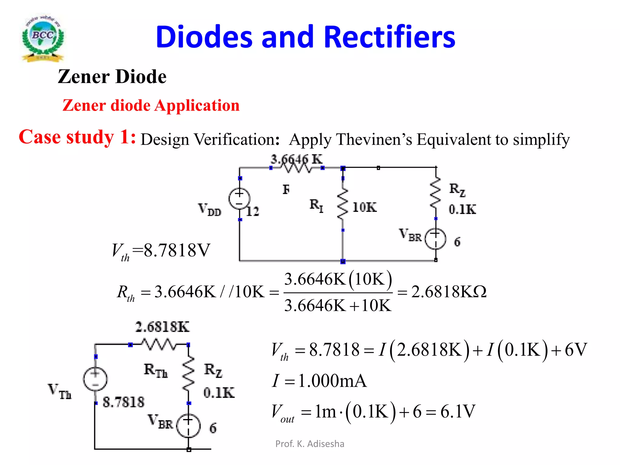 Diode circuits | PPTX