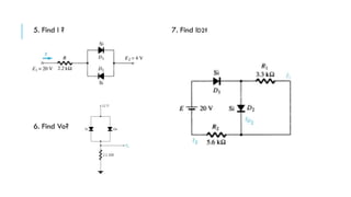 Semiconductor Circuits Diode Circuits Pptx