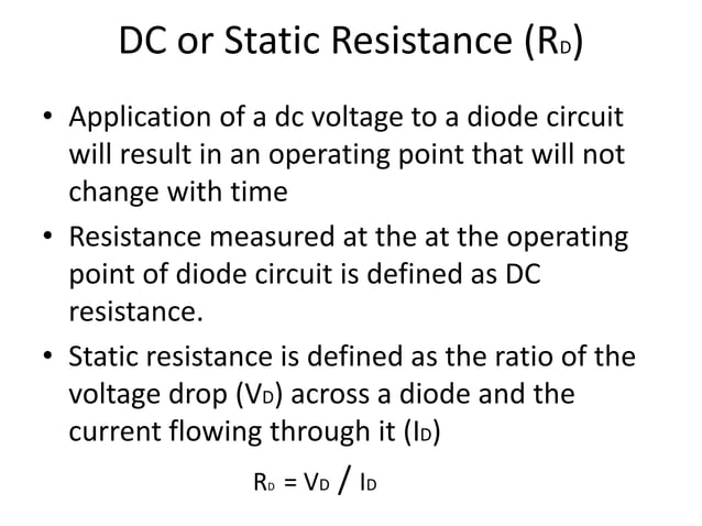 diode resistance levels.ppt
