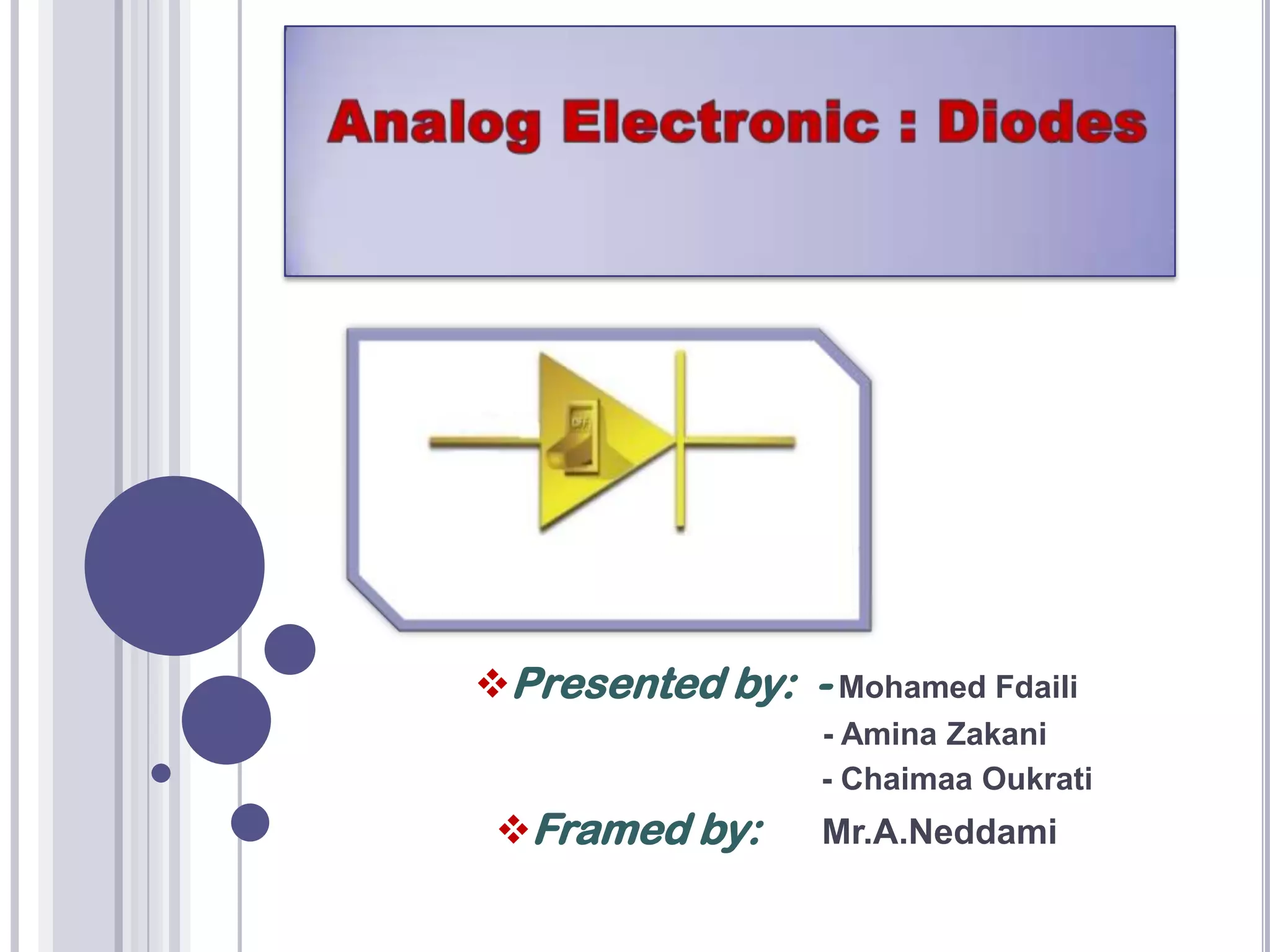 Diodes | PPTX