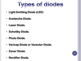 Diodes | PPTX | Consumer Electronics | Technology & Computing