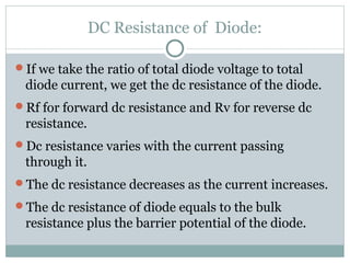 Diode theory | PPT