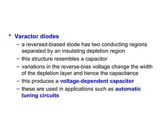 diode application of the transfer electrical applications | PPT