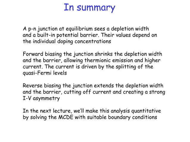 pin junction diode and and its basics power point presentation | PPT