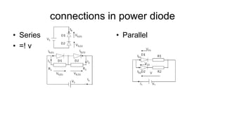 Diode thyristor transistor | PPTX