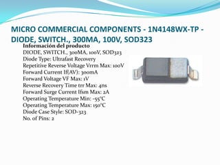Diodos | PPTX | Consumer Electronics | Technology & Computing