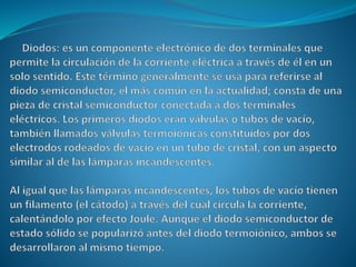 Diodos | PPTX