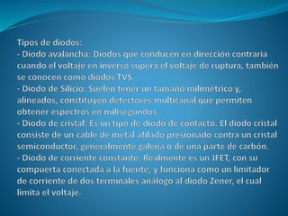 Diodos | PPTX