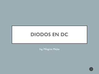 Diodos en dc | PDF