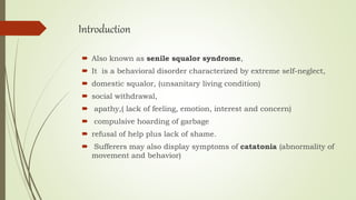 Diogenes syndrome | PPTX