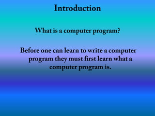 Dion computerprogramming | PPTX