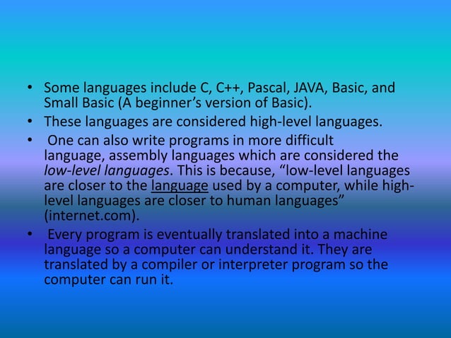 Dion computerprogramming | PPTX