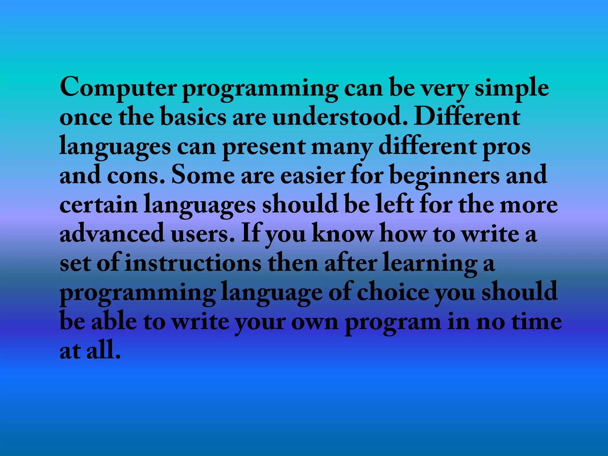 Dion computerprogramming | PPTX