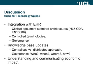 Dionisio Acosta: Clinical decision support systems | PDF