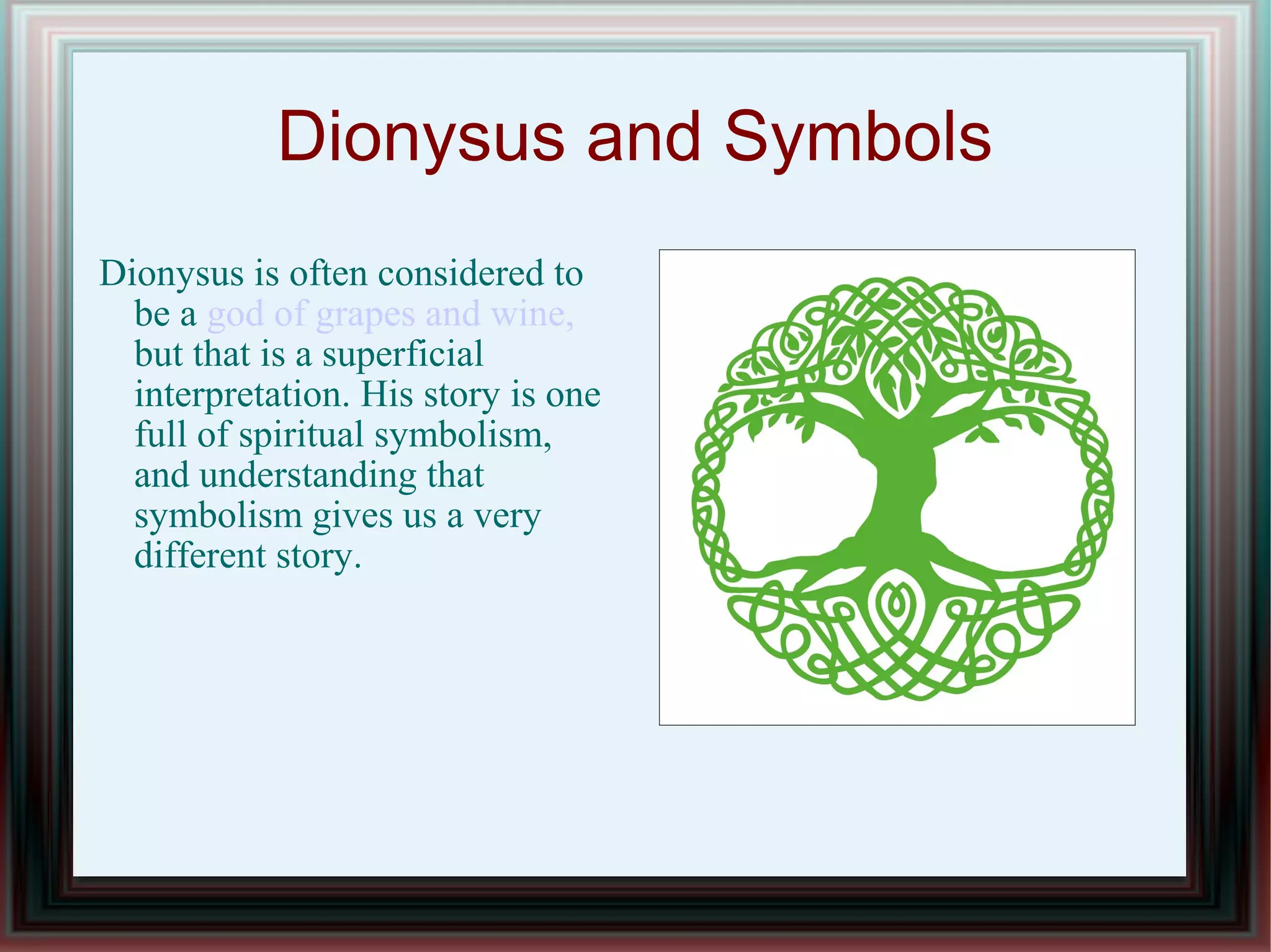 Dionysus presentation | PPT