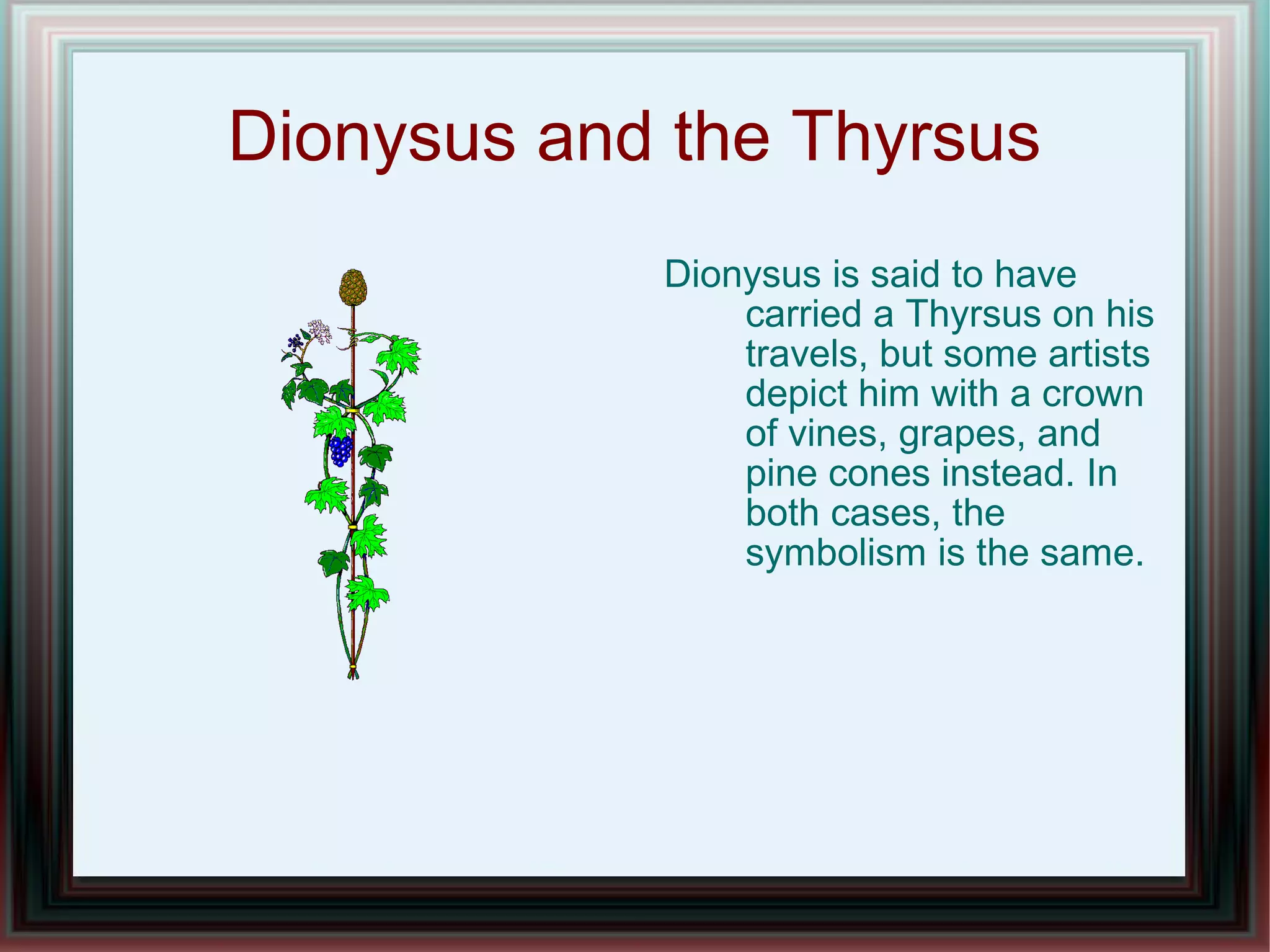 Dionysus presentation | PPT