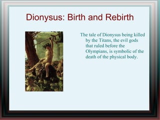 Dionysus presentation | PPT