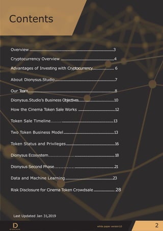 DIONYSUS TOKEN WHITEPAPER | PDF