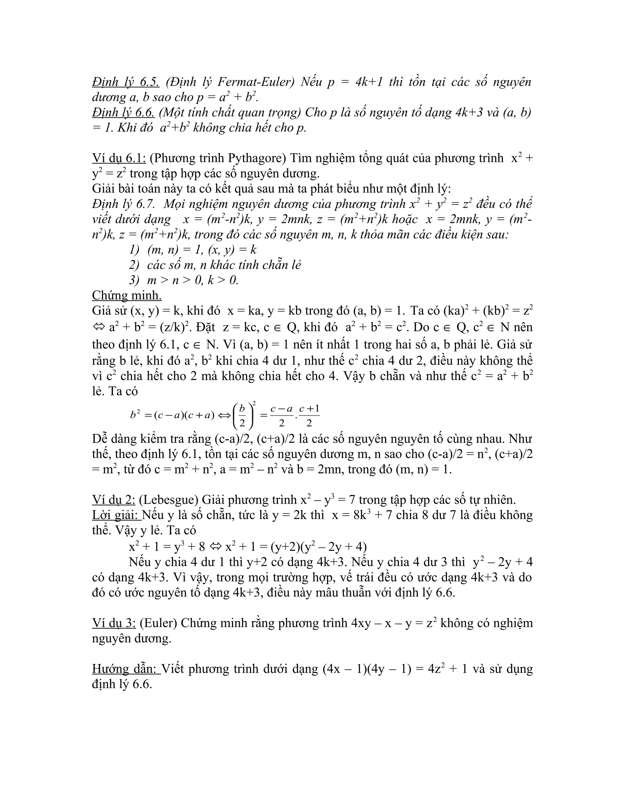 Diophantine equations Phương trình diophant | DOC