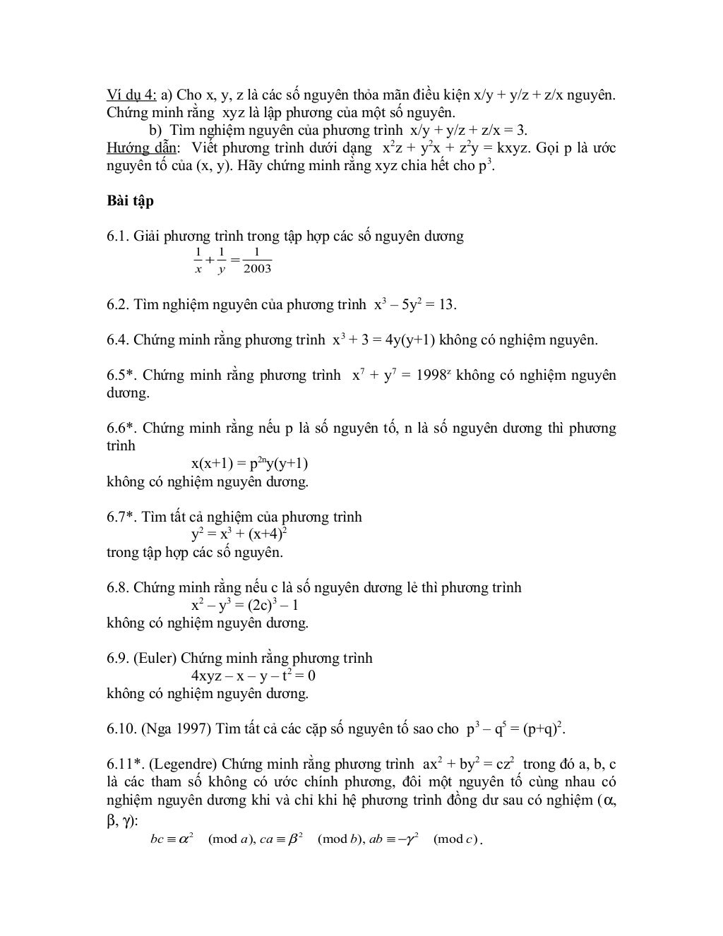 Diophantine Equations Ph ng Tr nh Diophant diophantine-equations-ph-ng-tr-nh-diophant
