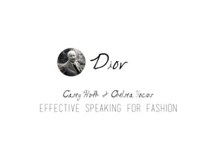Dior Case Study | PPTX