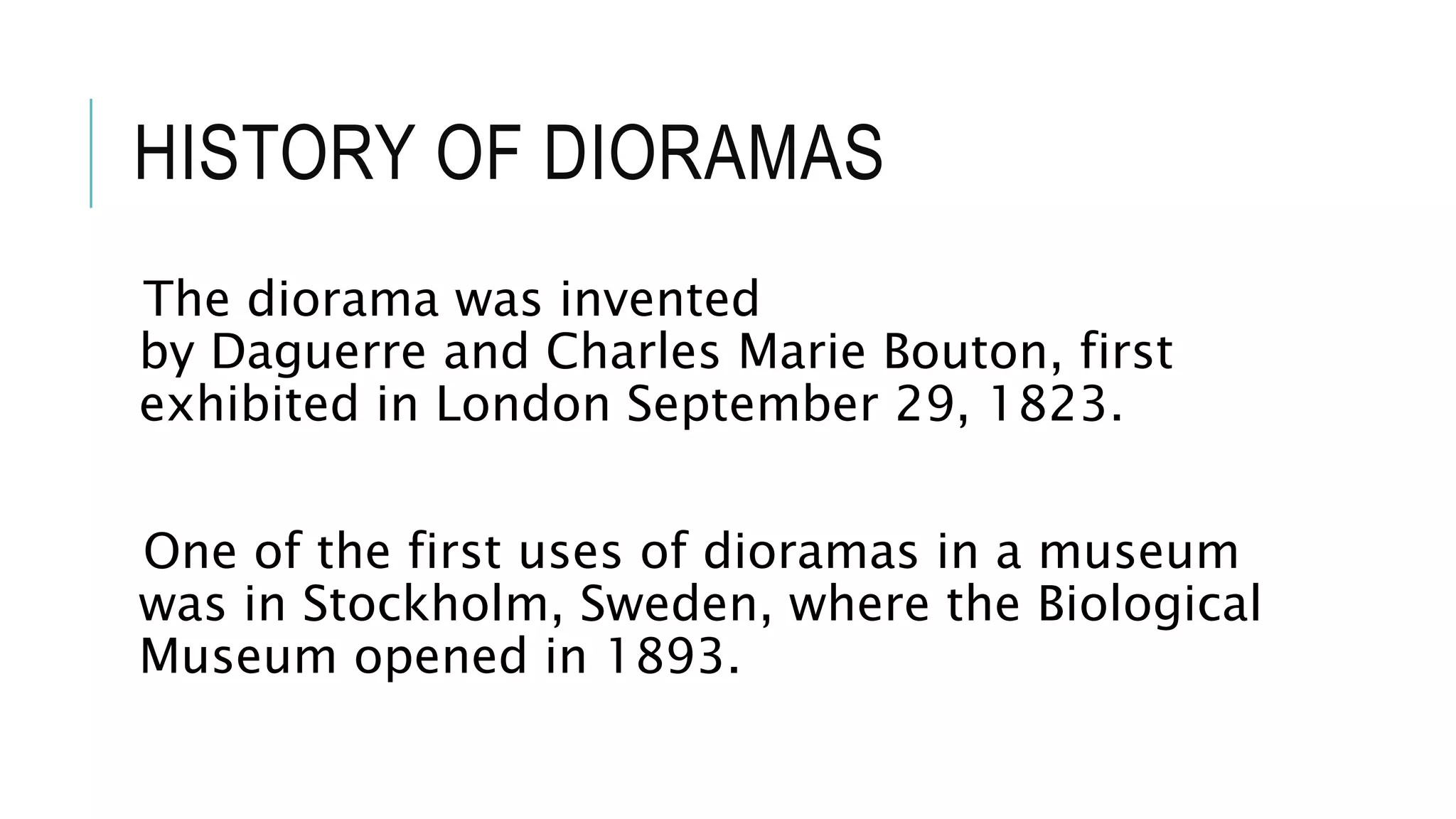 Diorama - Instructional Technology | PPTX