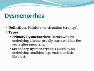 Disorders of Menstruation or Menstrual.pptx