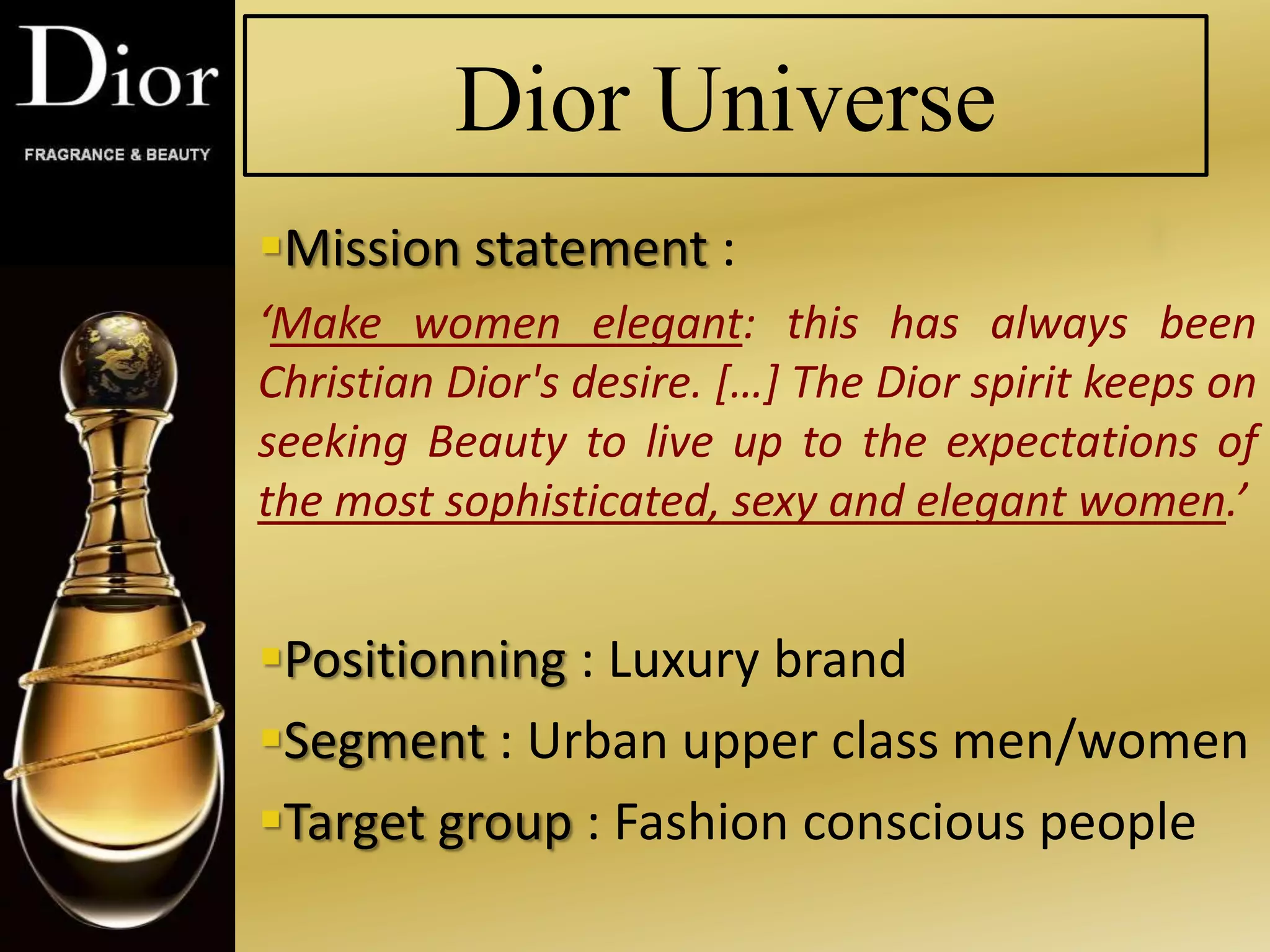 DiorSWOT analysis | PPTX