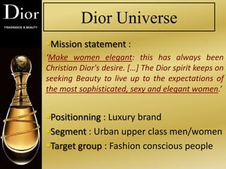 Dior swot analysis | PPTX