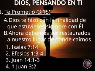 dios-pensando-en-ti.pptx biblia y teologia | PPTX
