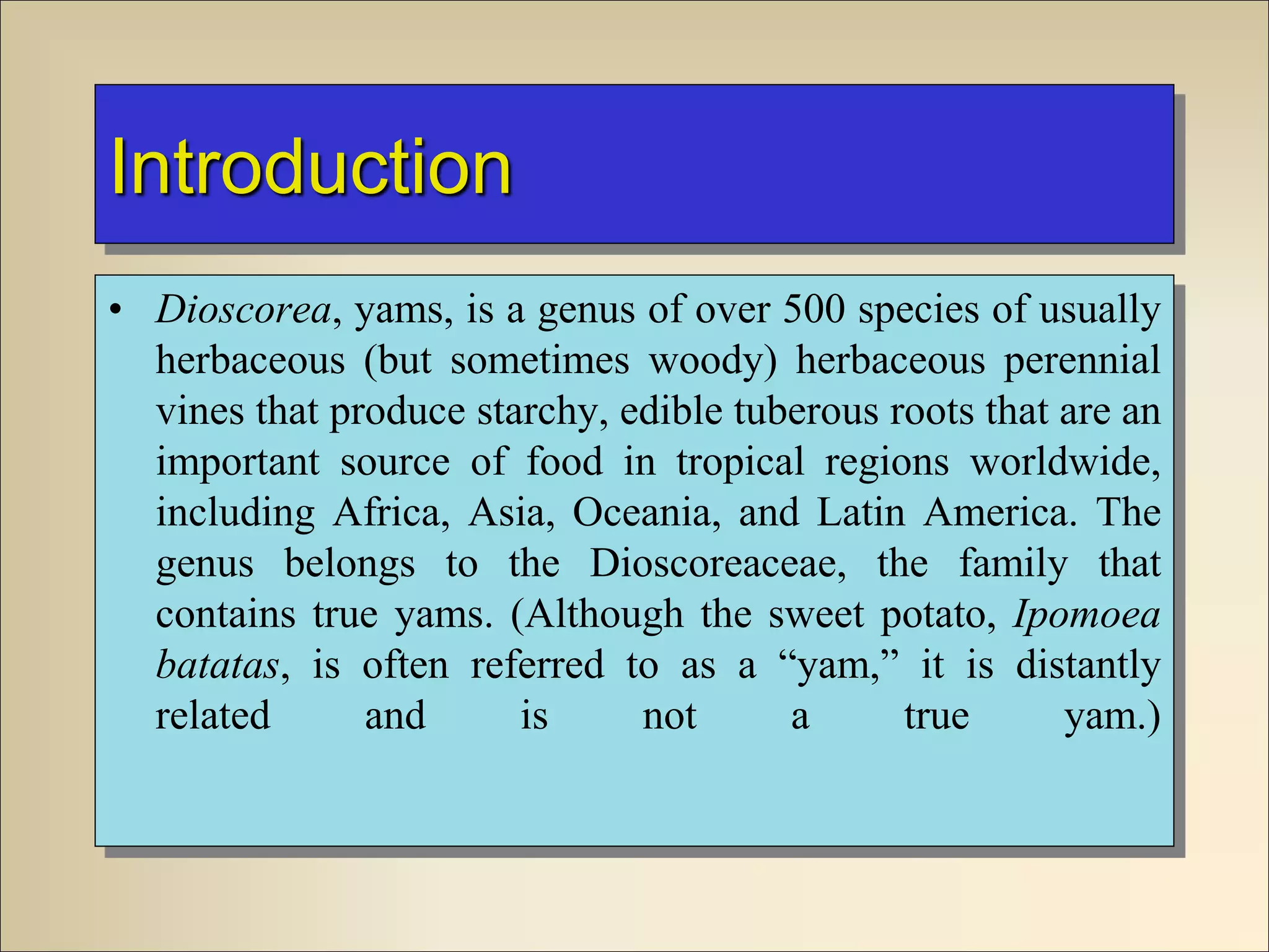 Dioscorea deltoida | PPTX