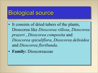 Dioscorea deltoida | PPTX