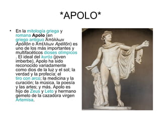 Dioses aquiles y apolo | PPT