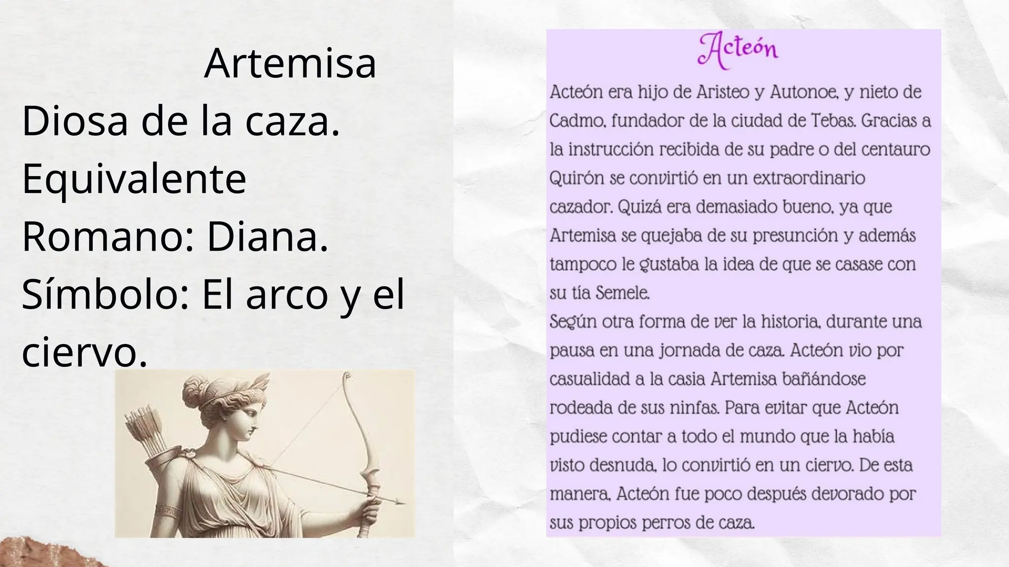 Dioses de la mitología en todos los contextos | PPT