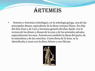 Dioses del olimpo | PPTX