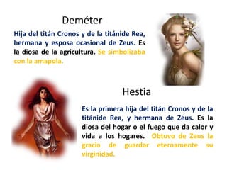 Dioses del olimpo | PPTX