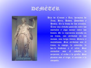Dioses griegos | ODP