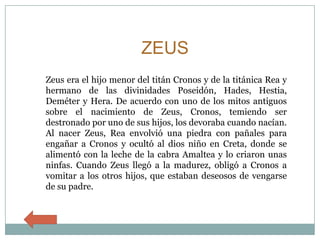 Dioses griegos | PPTX